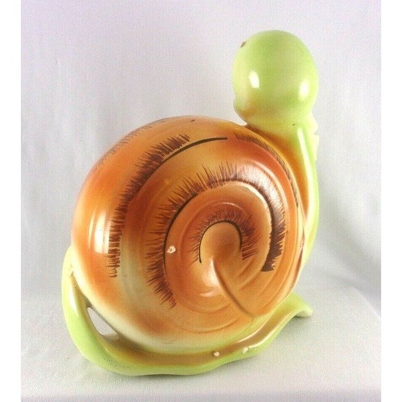 Enesco | Accents | Vintage Rare Anthropomorphic 95s Enesco Snappy Snail ...